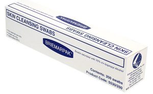 medi swabs alchol wipes