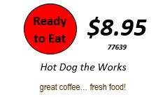 Freedom Labels Ready To Eat Hot Dog With The Works 77639 - KC Supplies