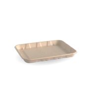 BioPak Produce Tray 6" x 5" (163 x 136 x 16mm) (Carton 1000) - KC Supplies